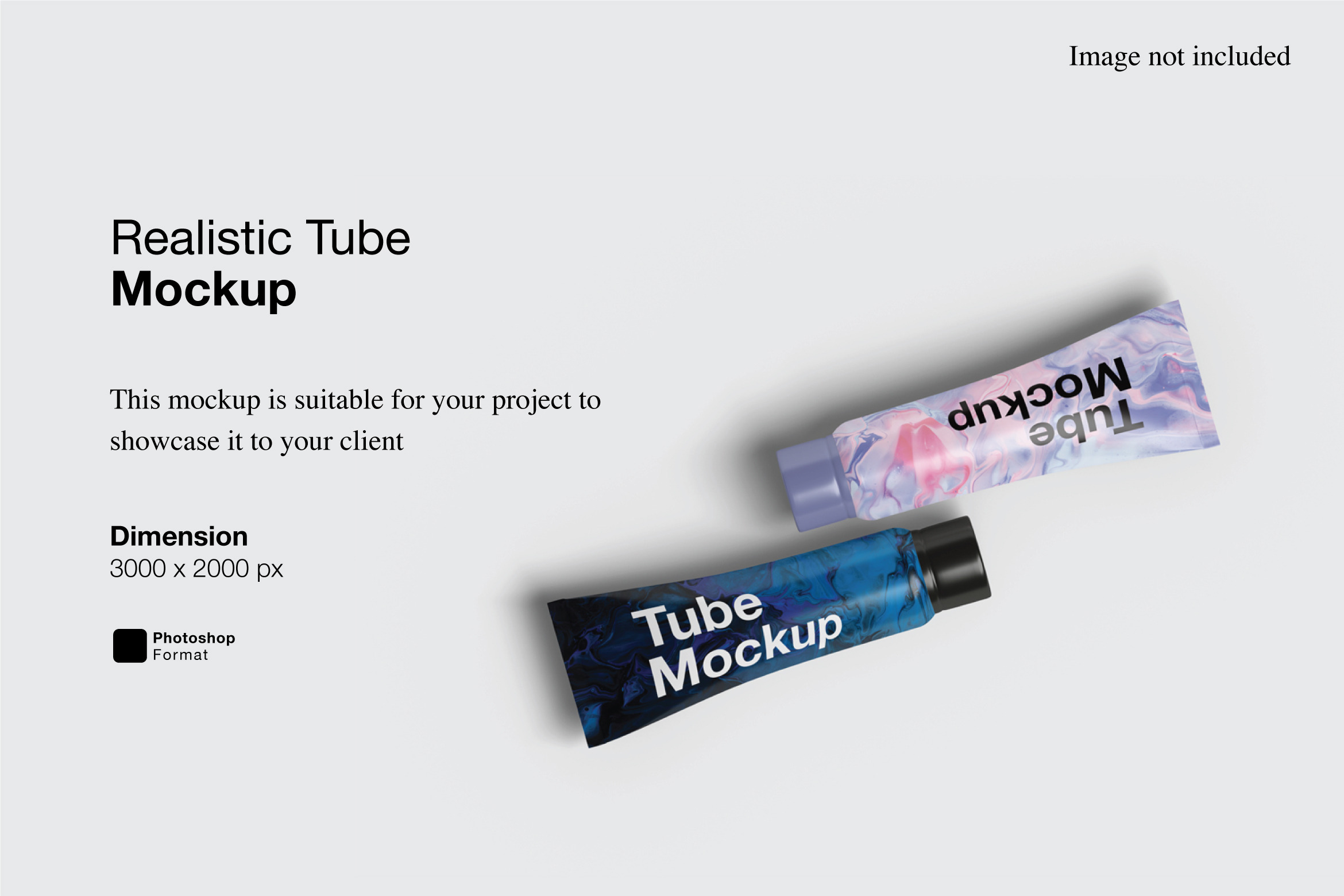 Realistic Top View Tube Mockup | Creative Market