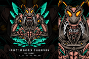Insect Monster Cyberpunk - Vector, an Animal Illustration by erix ...