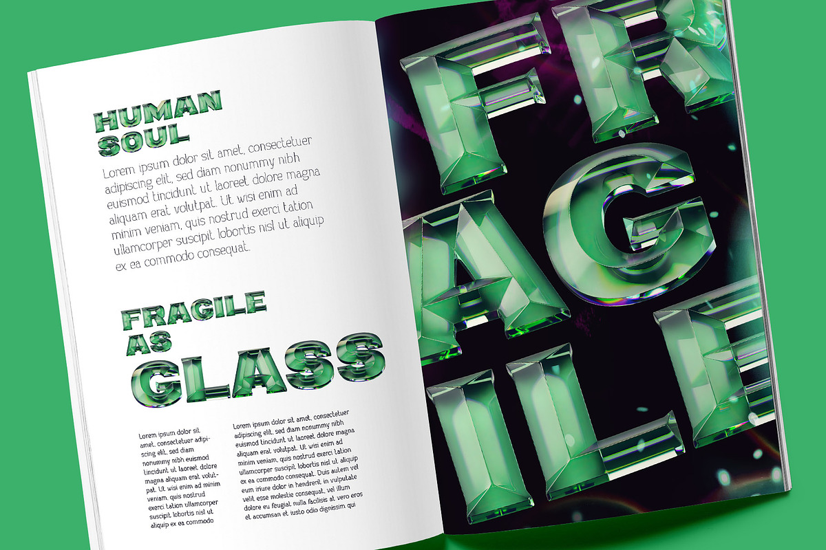 Green Eyes - Bitmap Color Font, a Symbol Font by Gleb Guralnyk