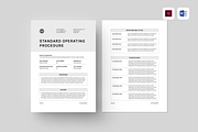 Standard Operating Procedure, a Stationery Template by Leaflove