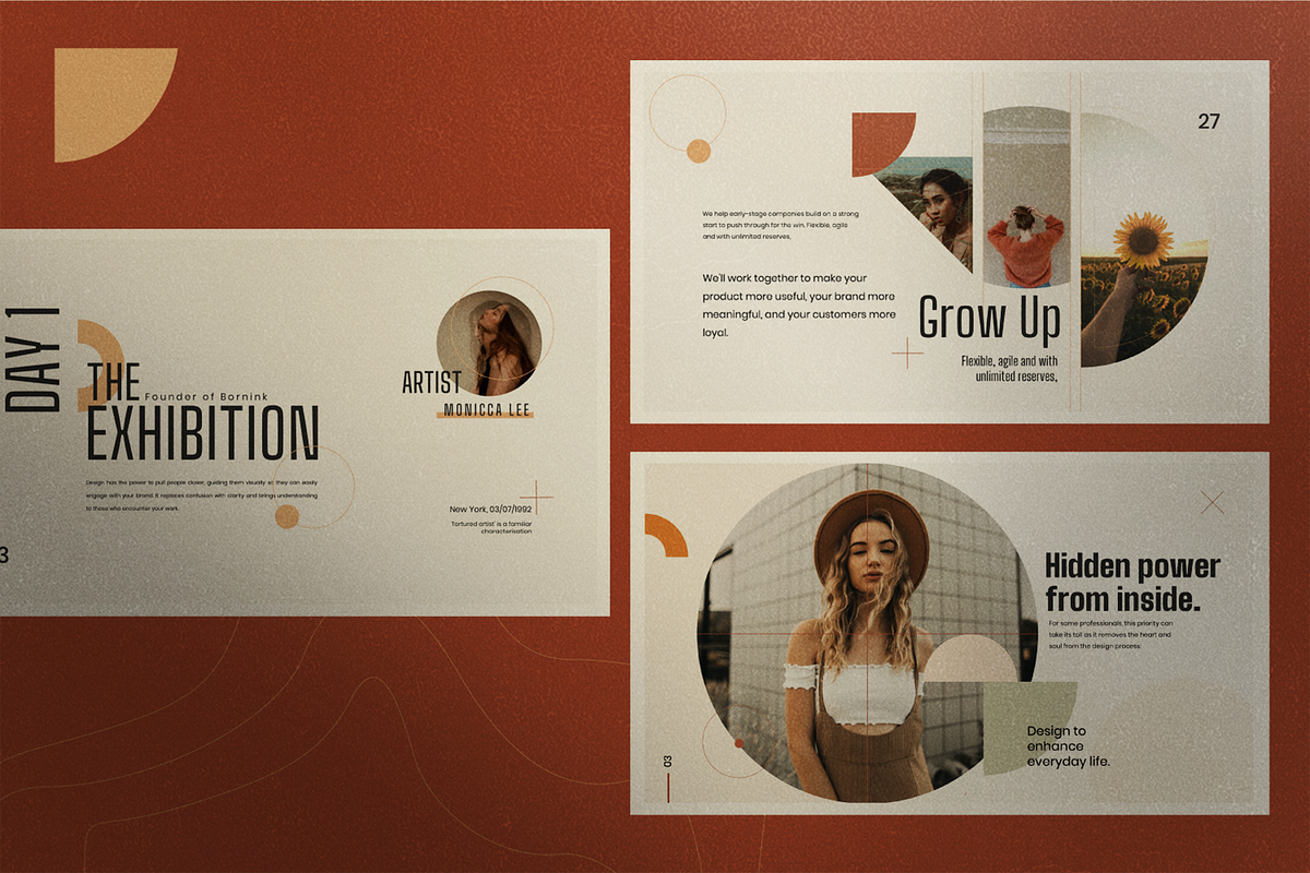 BORN - Ink Powerpoint Template, a Presentation Template by Dirtytemp Studio