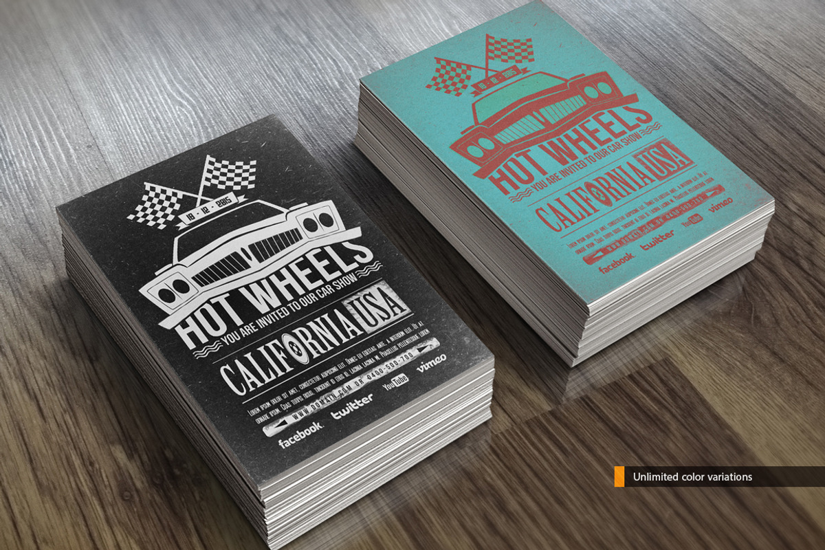 Car Show - Invitation, an Invitation Template by VectorMedia