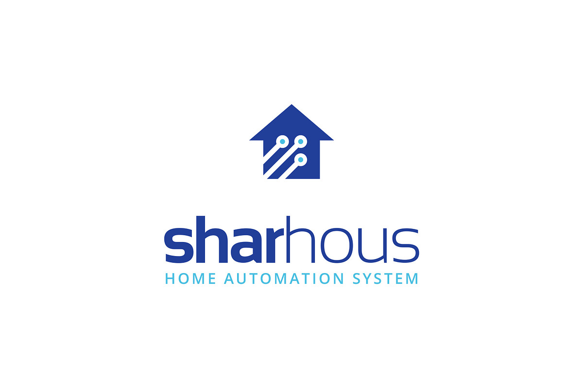 Sharehouse House Smart Home Logo, a Branding & Logo Template by ...