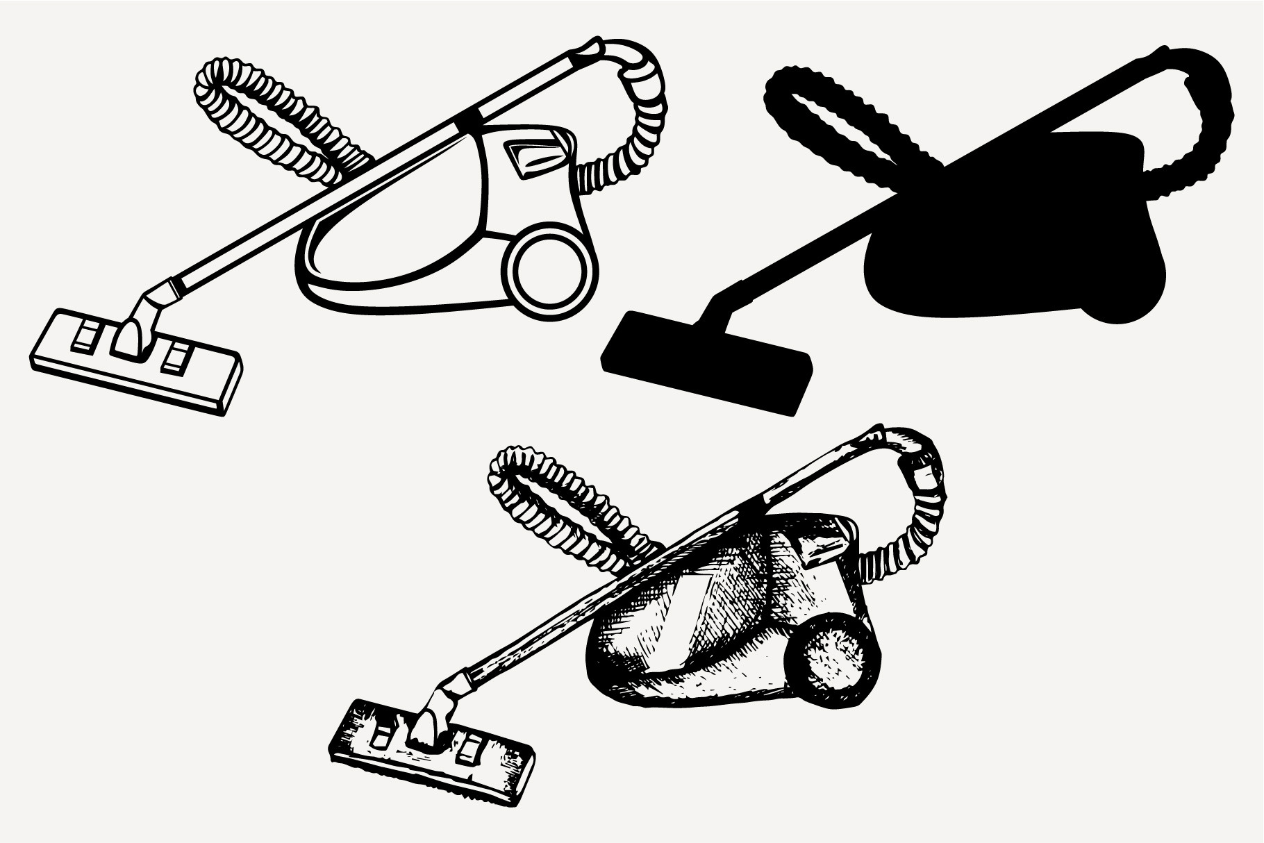 Vacuum cleaner vector SVG PNG, an Object Graphic by FileVectorSVG