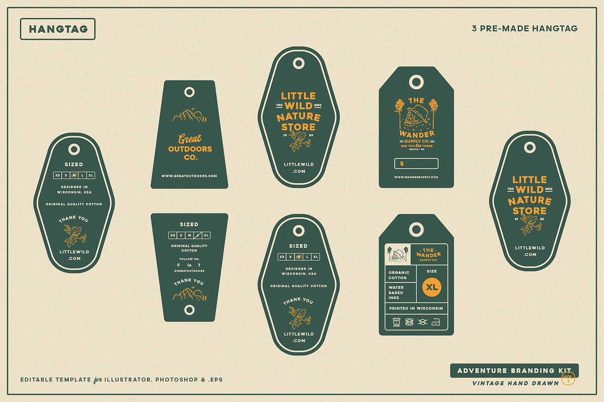 Adventure Branding Kit, a Branding & Logo Template by Refolve Design