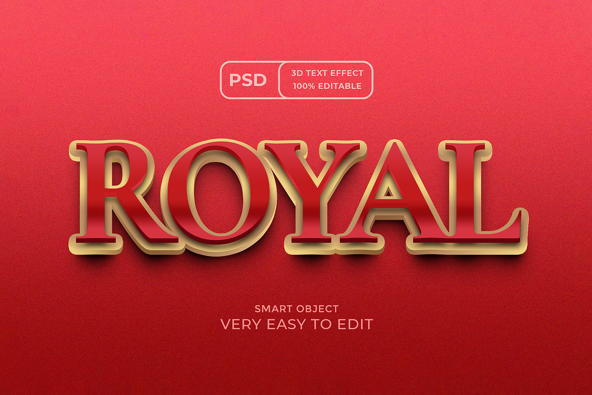 Royal luxury text style effect psd, a Layer Style Add-On by ...
