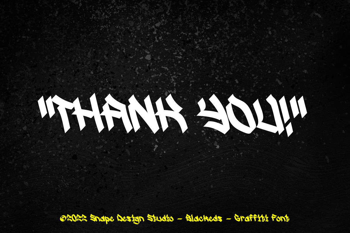 Blackeds - Graffiti Font