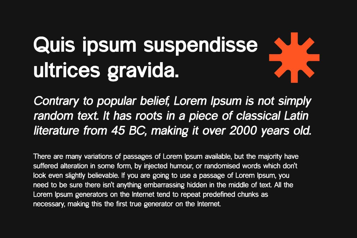 Gapickle Modern Grotesk Family Font