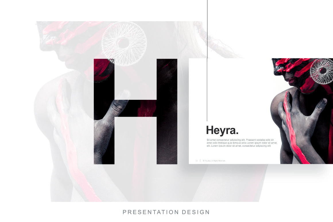Heyra Powerpoint Template, a Presentation Template by Vizualus