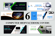 Computer Shop Facebook Covers, a Social Media Template by UNIK Agency