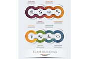 Infographic Team Building template, a Technology Illustration by ...