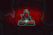 Emperor - Mascot & Esport Logo, a Branding & Logo Template by AQR Studio