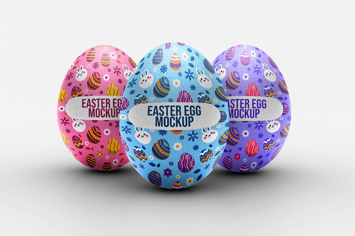 Easter Egg Mockup, a Mockup by Claymoon Lab