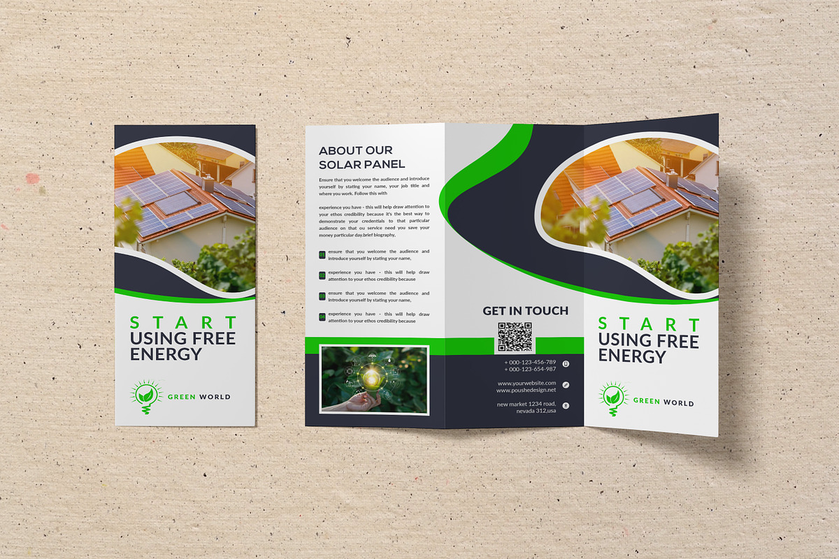 Brochure – Solar Energy Tri-Fold, a Brochure Template by Poushe Design