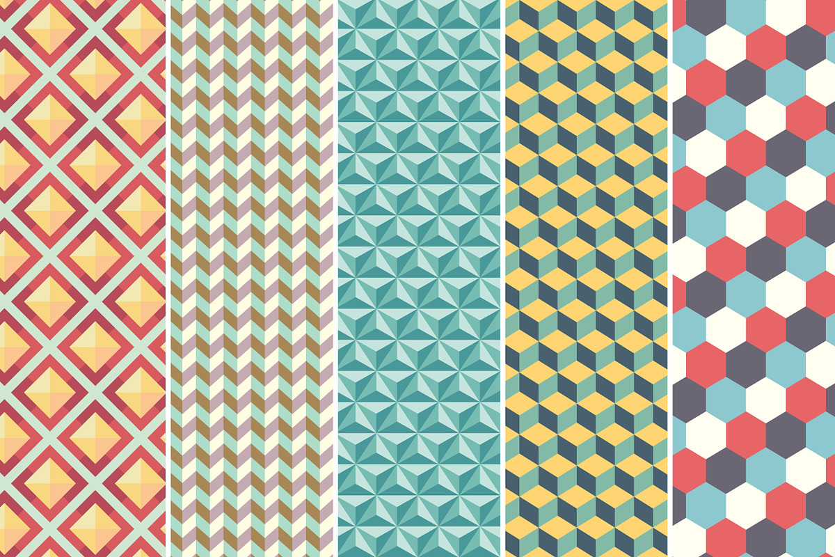 Infinite Vector Geometry Patterns, a Pattern Graphic by The Artifex Forge