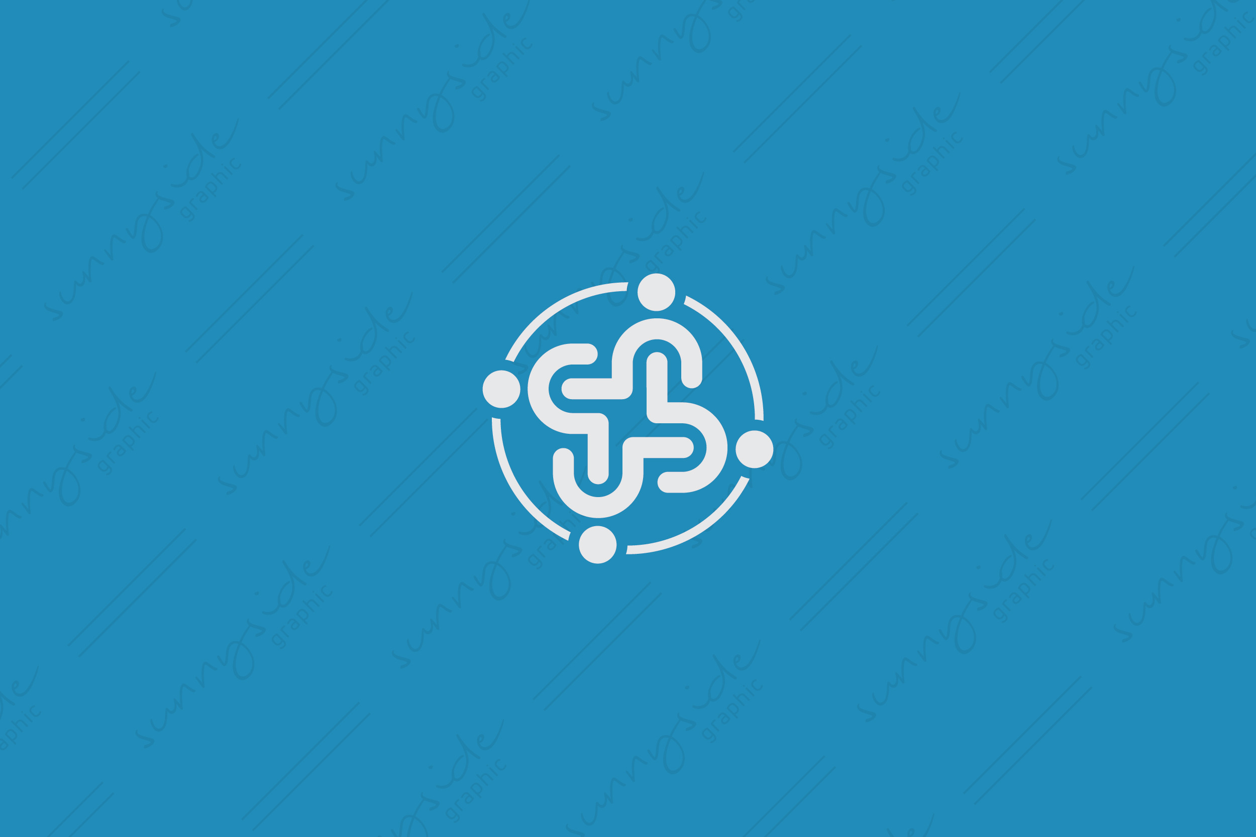 Circle Team Work Logo, a Branding & Logo Template by Sunny Side Graphic