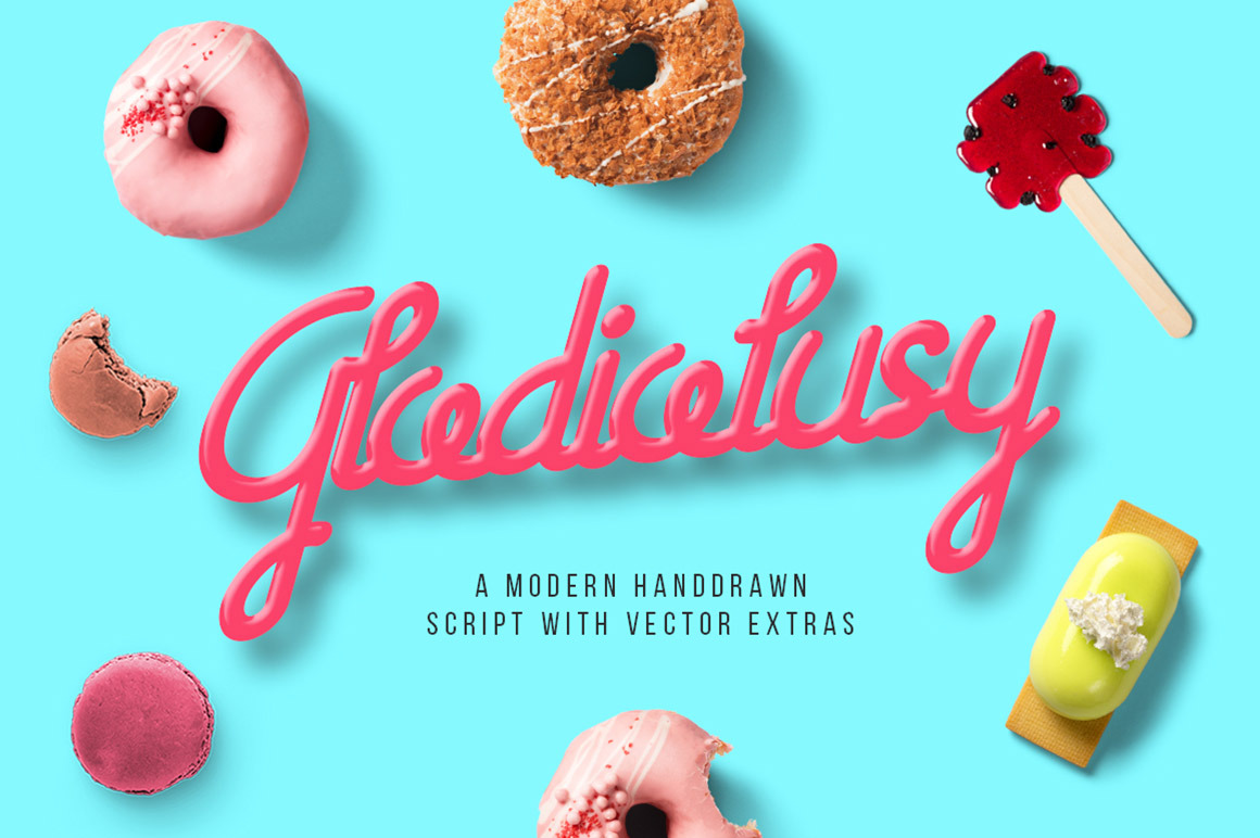 Glodiolusy, a Script Font by TGIF.STD