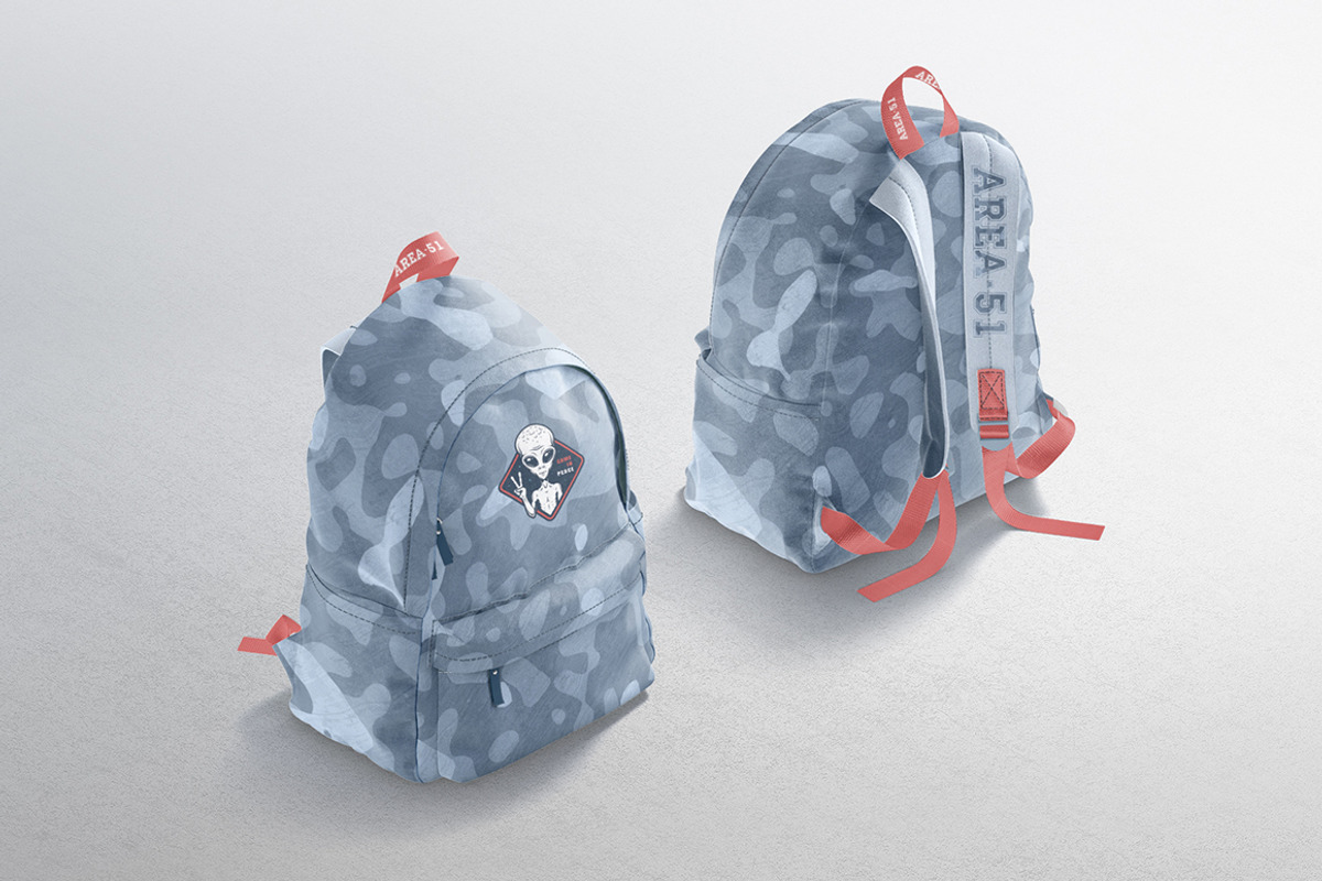 Backpack Mockup, a Merchandise Mockup by rebrandy