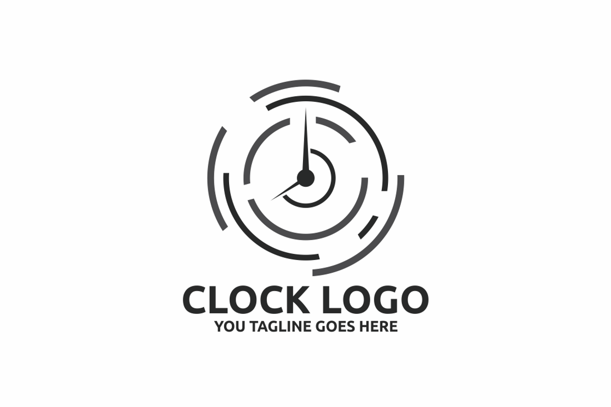 Clock Tech Logo, a Branding & Logo Template by Brandlogo