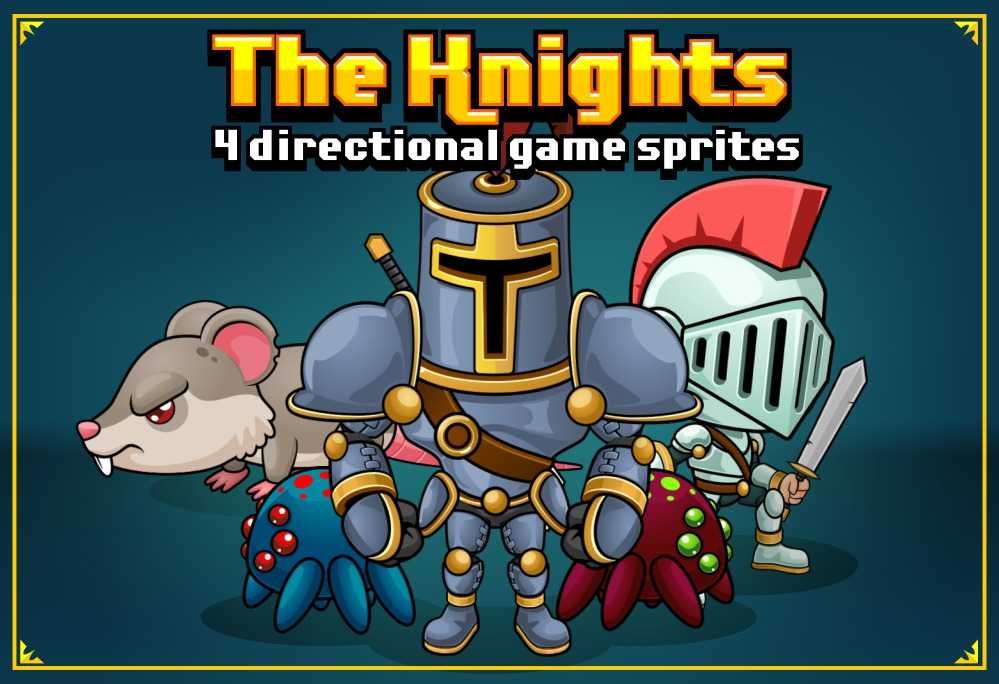 The Knights - Game Sprites, a Person Illustration by pzUH