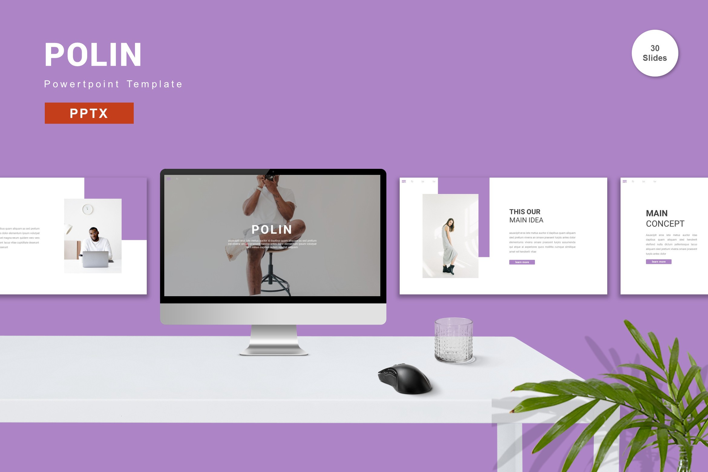 Polin - Powerpoint Template, a Presentation Template by StreaksideStd