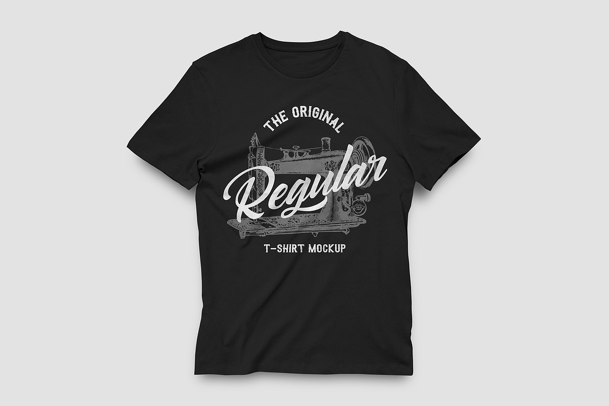 Regular T-Shirt Mockup, a Print Template by Medialoot