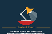 Facebook Post 1 PowerPoint template, a Social Media Template by Yes ...
