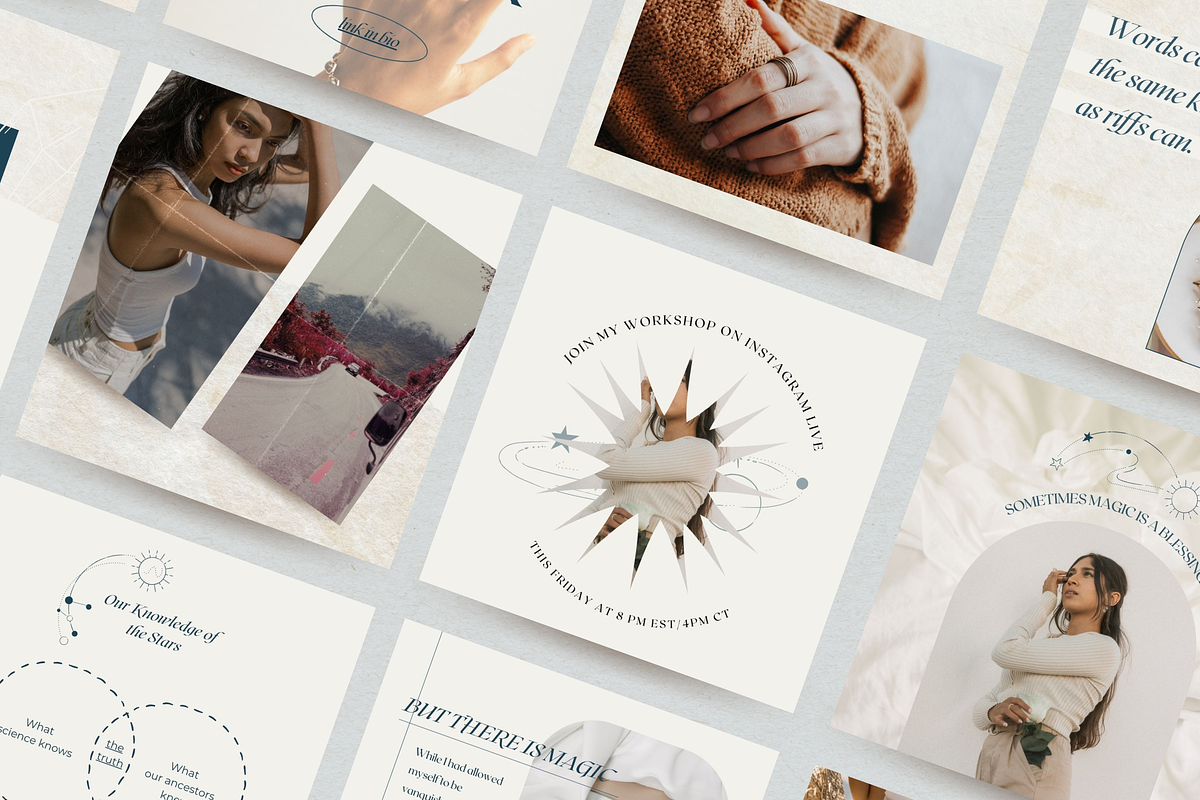 Spiritual Instagram Mystic Template, a Social Media Template by Story ...