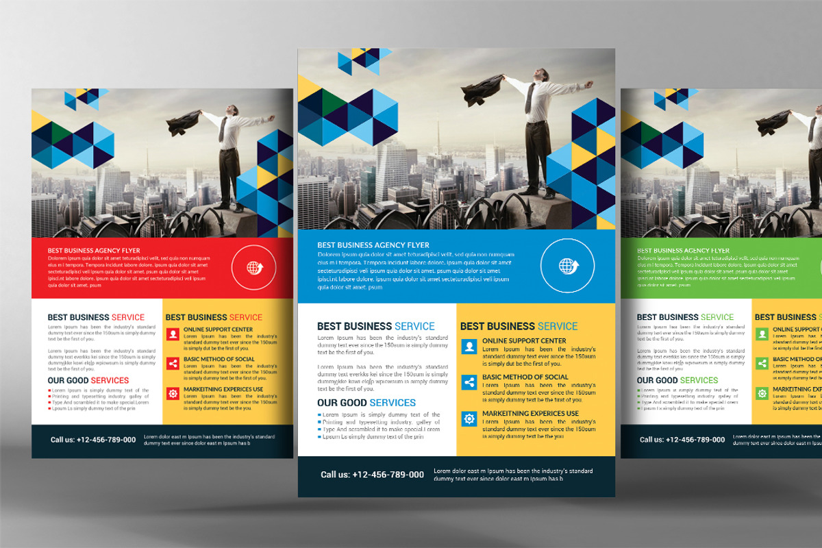 Creative Business Agency Flyer, a Flyer Template by graphicforest
