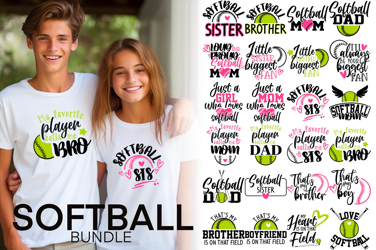 Love Softball svg, a Sport Illustration by Elenbushe