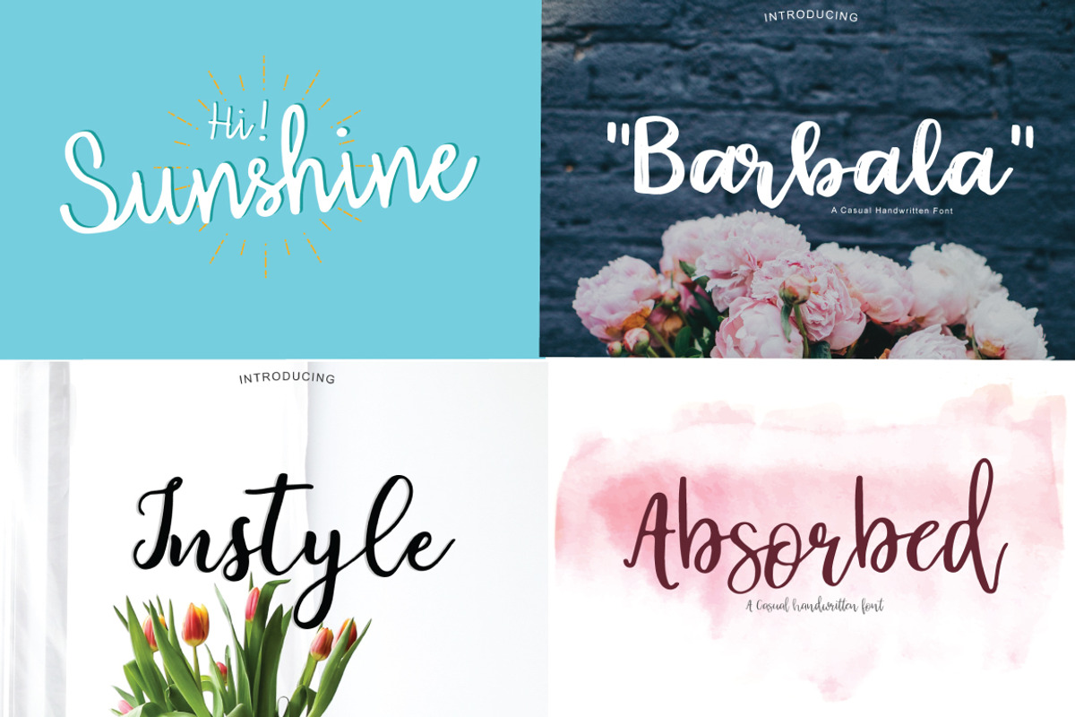 33 The Fancy Autumn Bundle Font, a Script Font by Artstudio