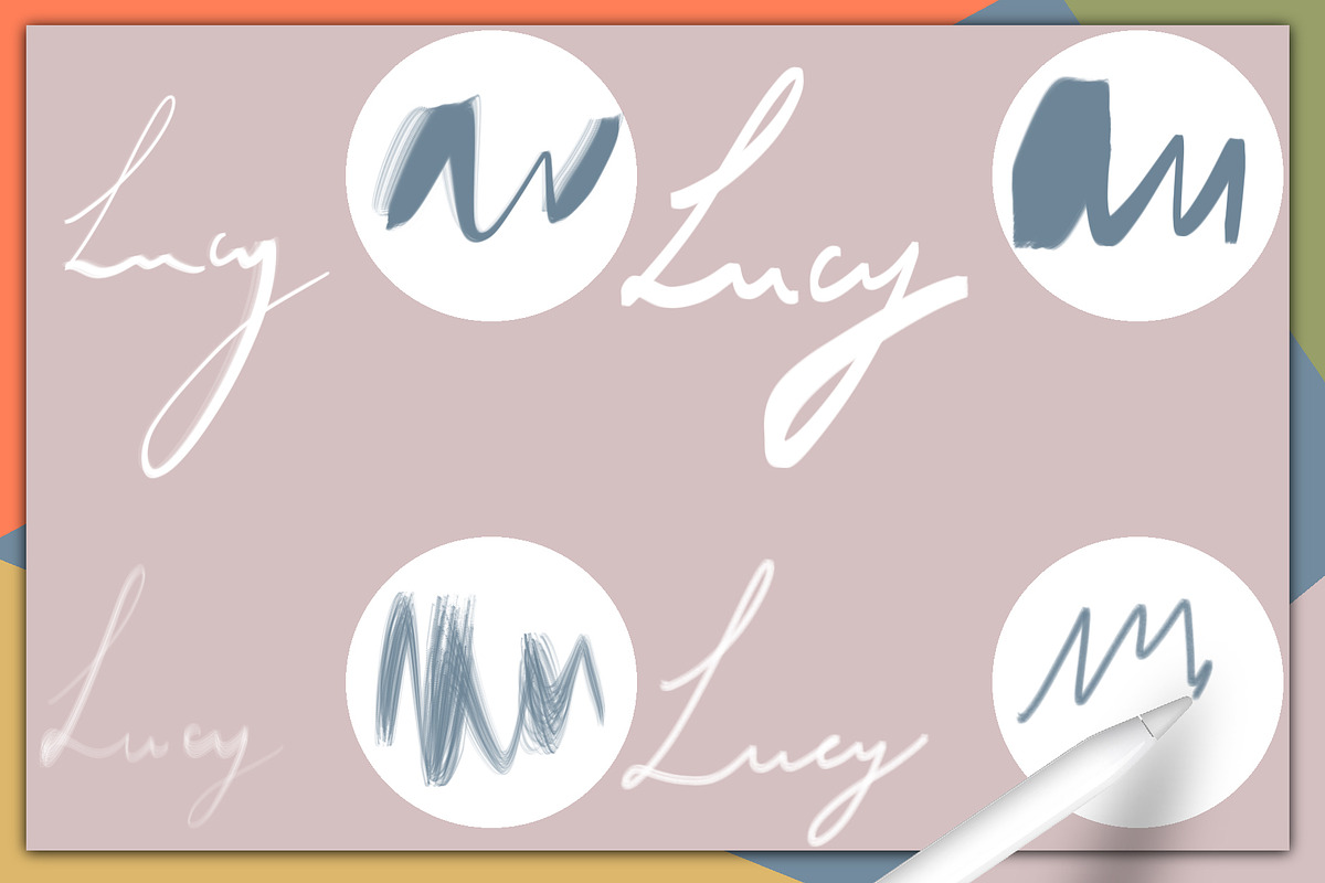 Lucy Calligraphy & Lettering brush, a Brush Add-On by The_Brush_Shop