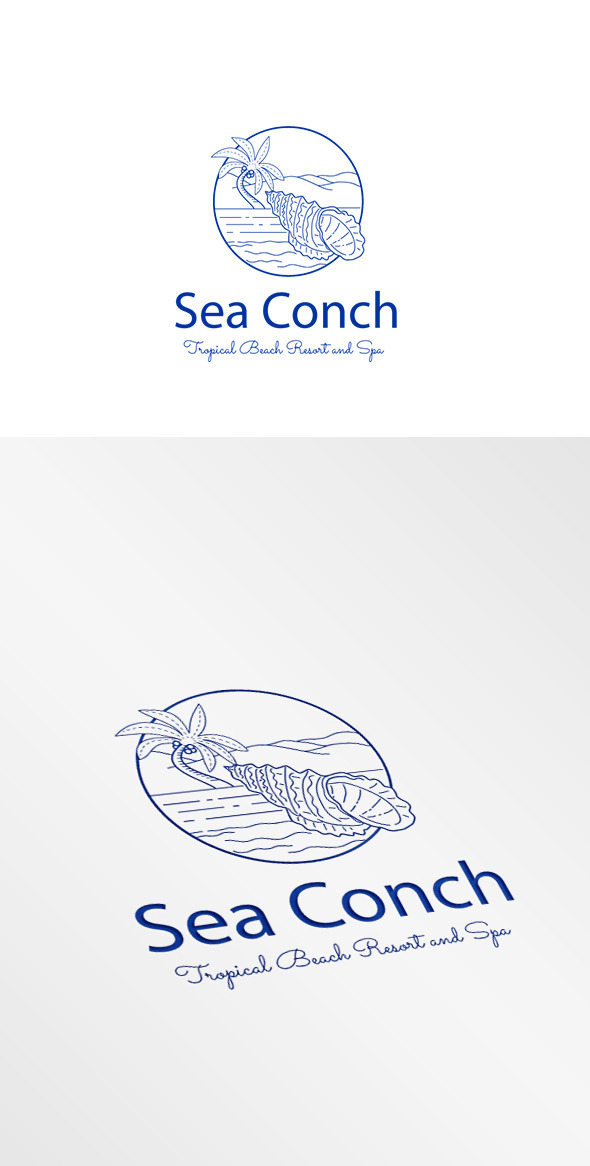 Sea Conch Logo, a Branding & Logo Template by patrimonio