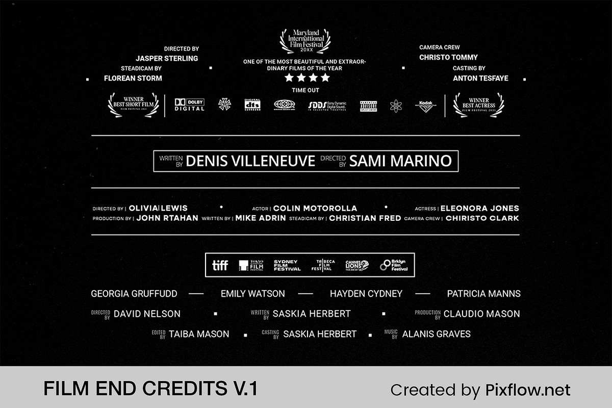 Film End Credits V.1