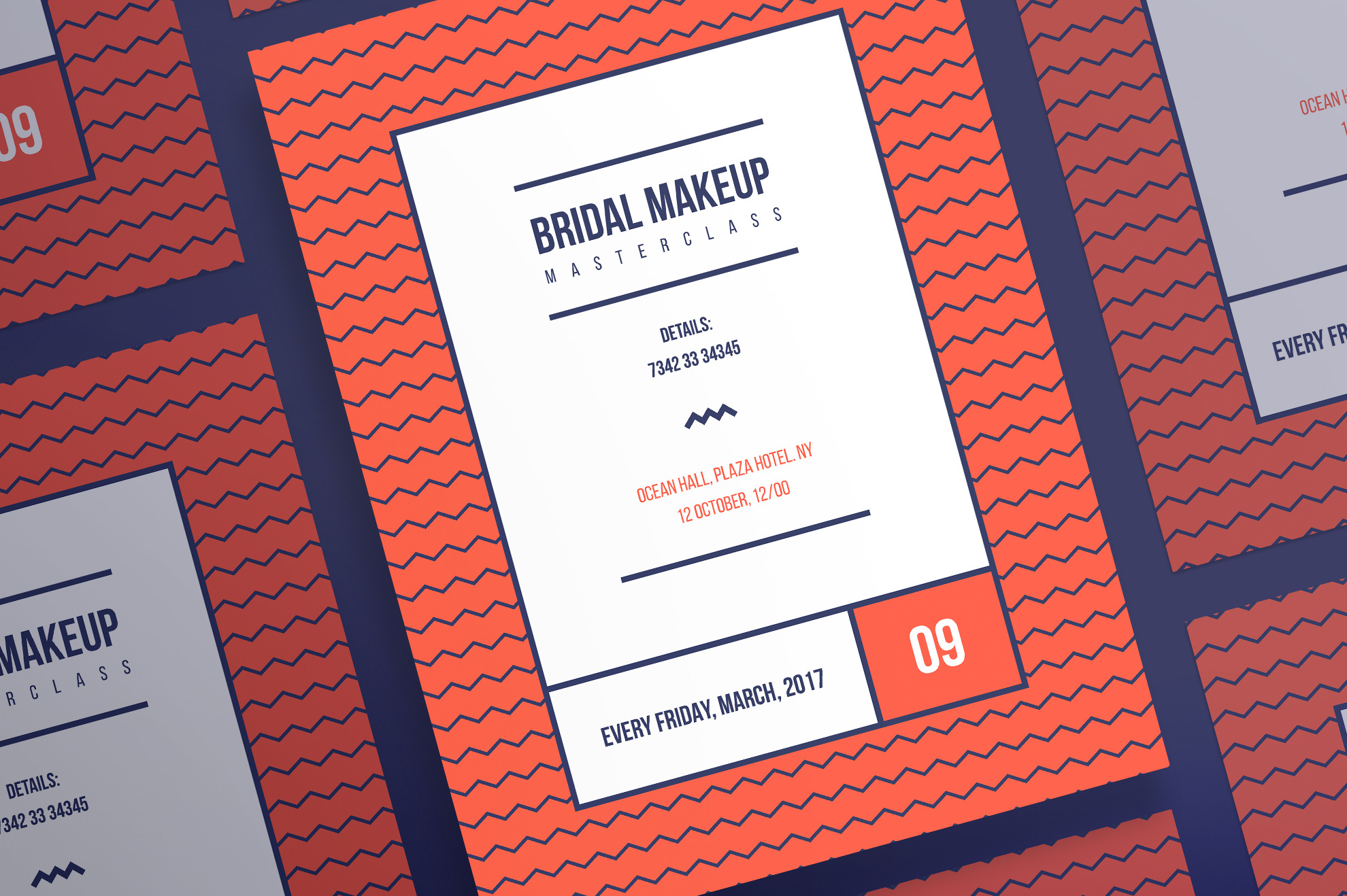 Posters | Bridal Makeup, a Flyer Template by Amber Graphics