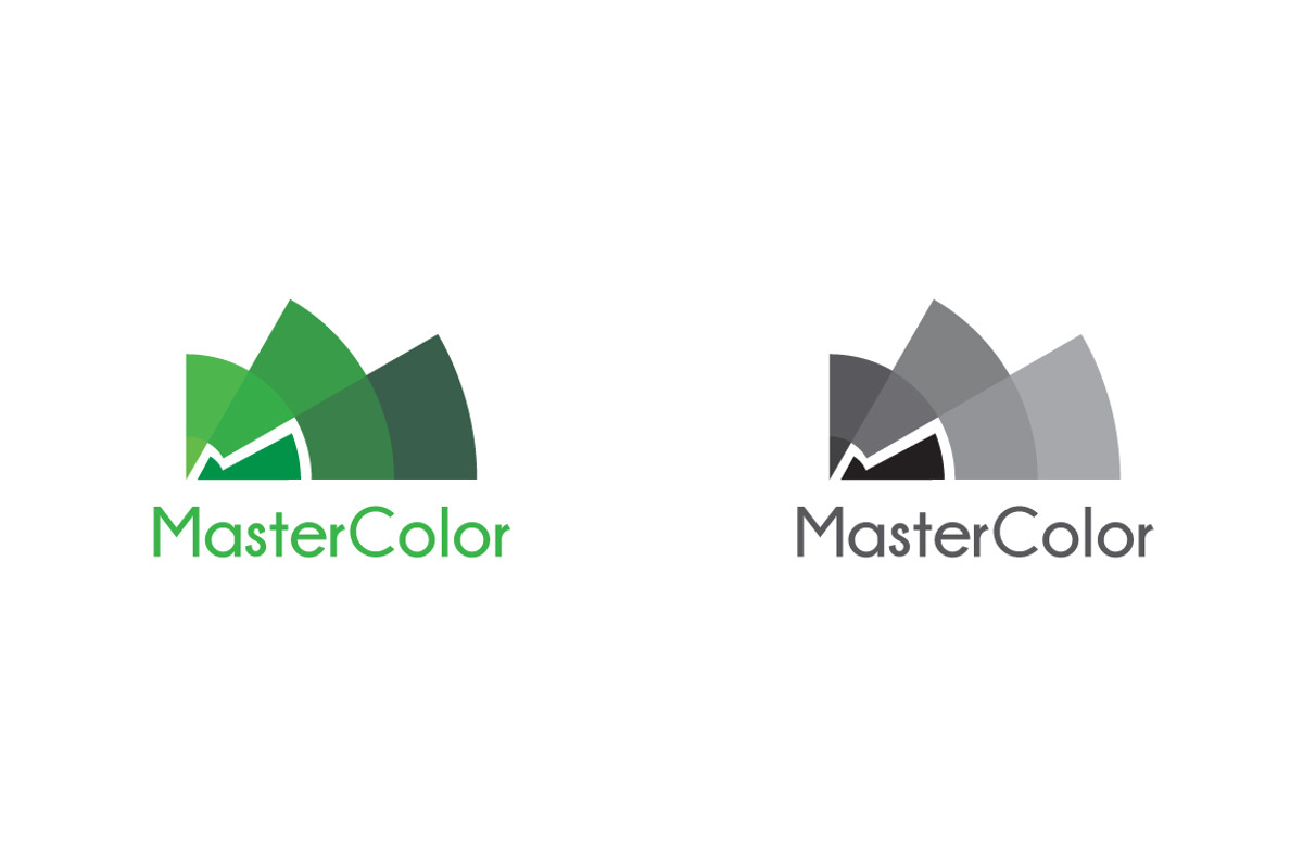 Master Color - Letter M logo, a Branding & Logo Template by Sahade Studio