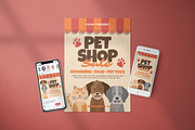 Pet Shop Promotion - Flyer Media Kit, a Poster Template by SlideFactory