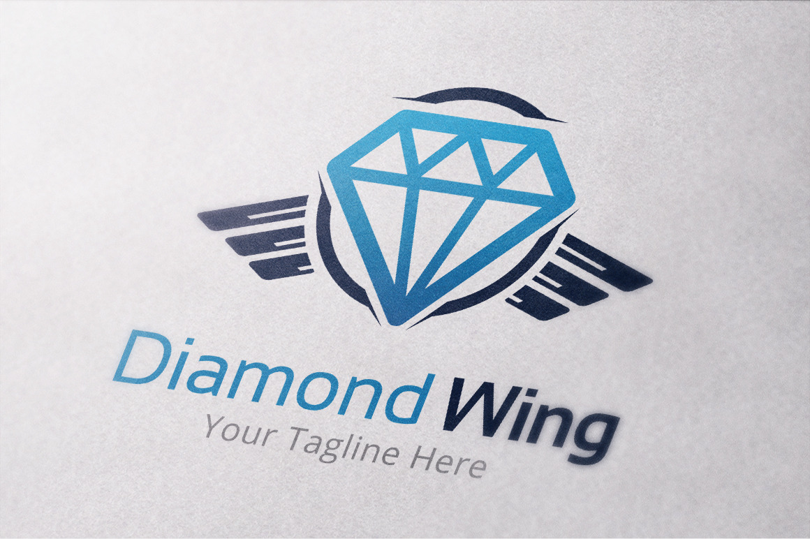 Diamond Wings Logo Vector, a Branding & Logo Template by Grapixy