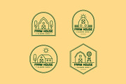 Farm House Logo | Branding & Logo Templates ~ Creative Market