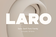 Laro Font Family, a Sans Serif Font by Larin Type Co.