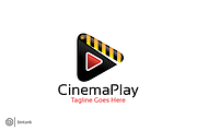 Cinema Play Logo, a Branding & Logo Template by Bintank Studio