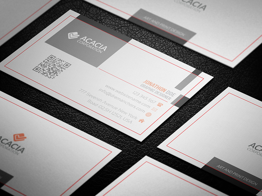 Shadow Effect Business Card, a Business Card Template by DesignGhar