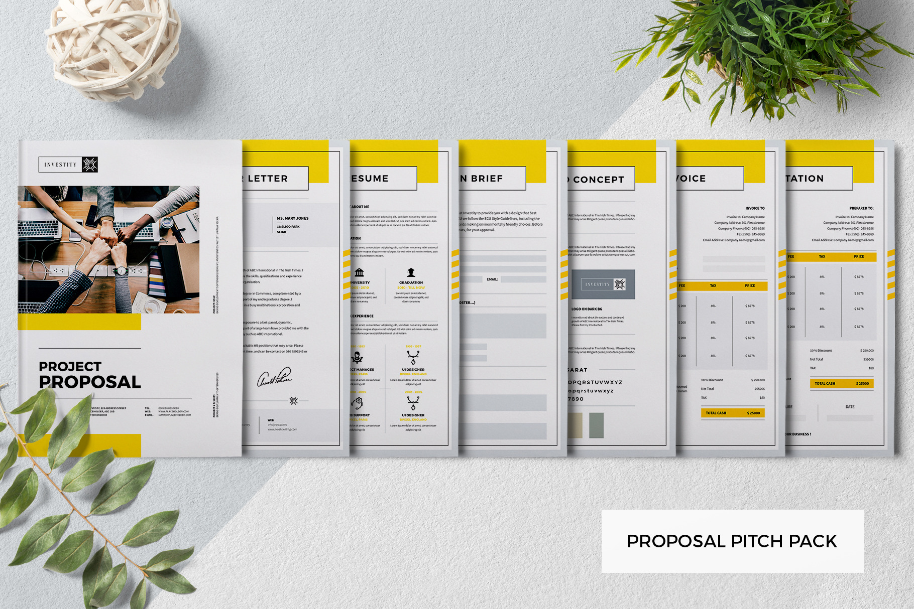 Proposal Pitch Pack V 1.0, a Brochure Template by Mastergfx | Creative ...