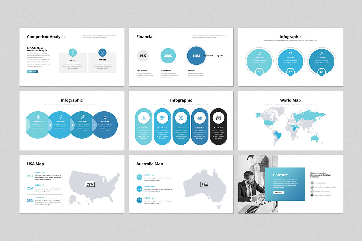 Pitch Deck Presentation Template, a Presentation Template by ...