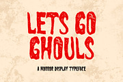 Lets Go Ghouls Font - Horror Font, a Handwriting Font by ariodsgn