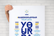 Band Tour Poster, a Flyer Template by So Fat! Design