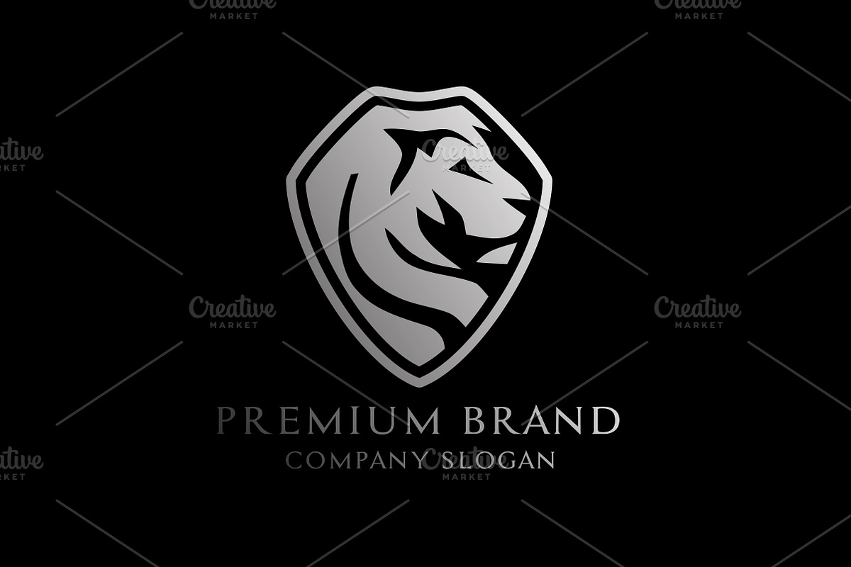 Premium Lion Logo & Mock-Up - Vector, a Branding & Logo Template by ...