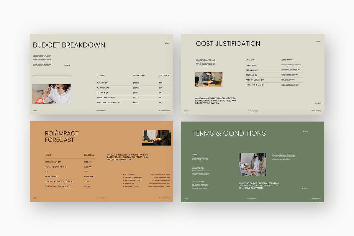 Aran : Company Profile Powerpoint
