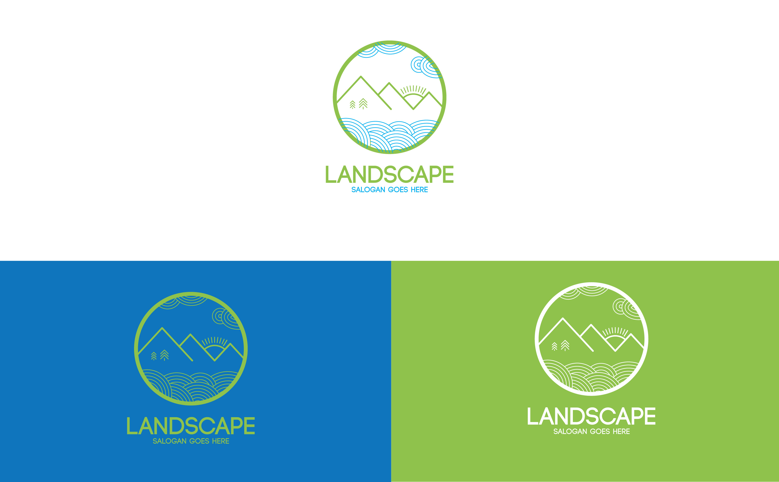 Landscape Logo, a Branding & Logo Template by Graphic Origin