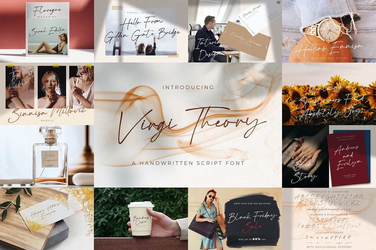 Handwritten Font Bundle Vol 1, a Script Font by StringLabs